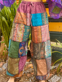 Rainbow Patchwork Joggers – BUDDS BUS SHOP